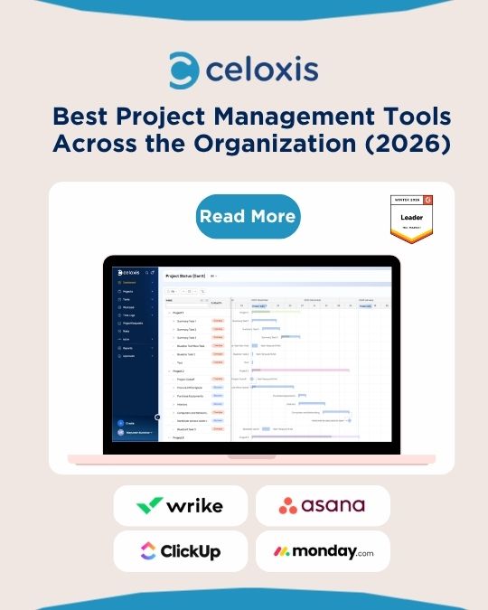 Best Project Management Tools Across the Organization (2026) - Celoxis®